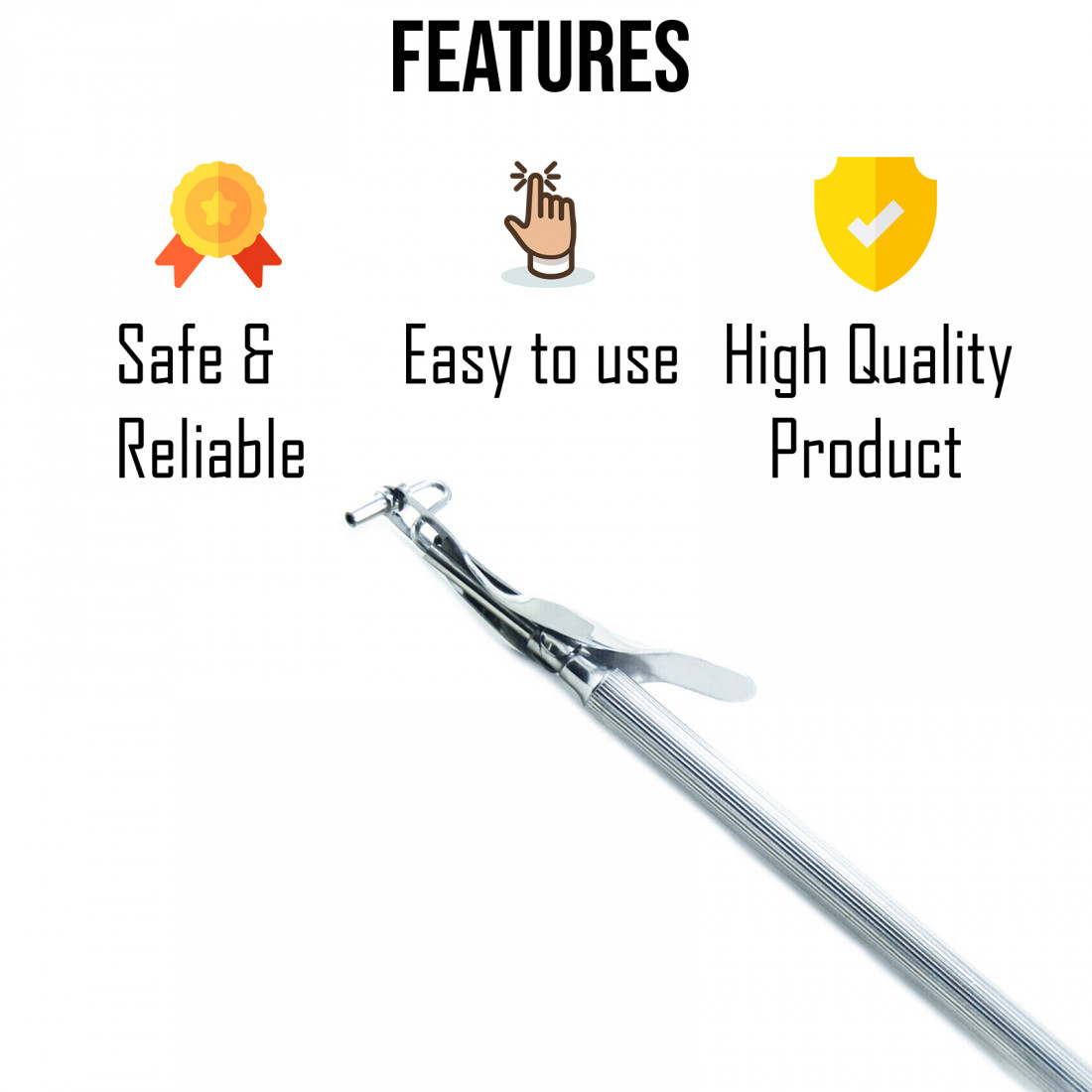 Amalgam Carrier Gun Double End Restorative Filling Packer Dental ...