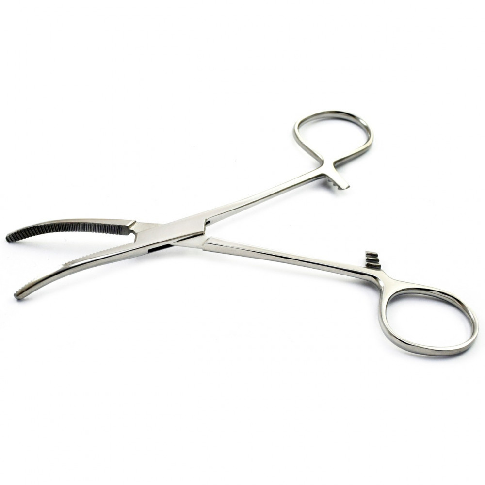 Surgical Pean Forceps Curved Locking Plier