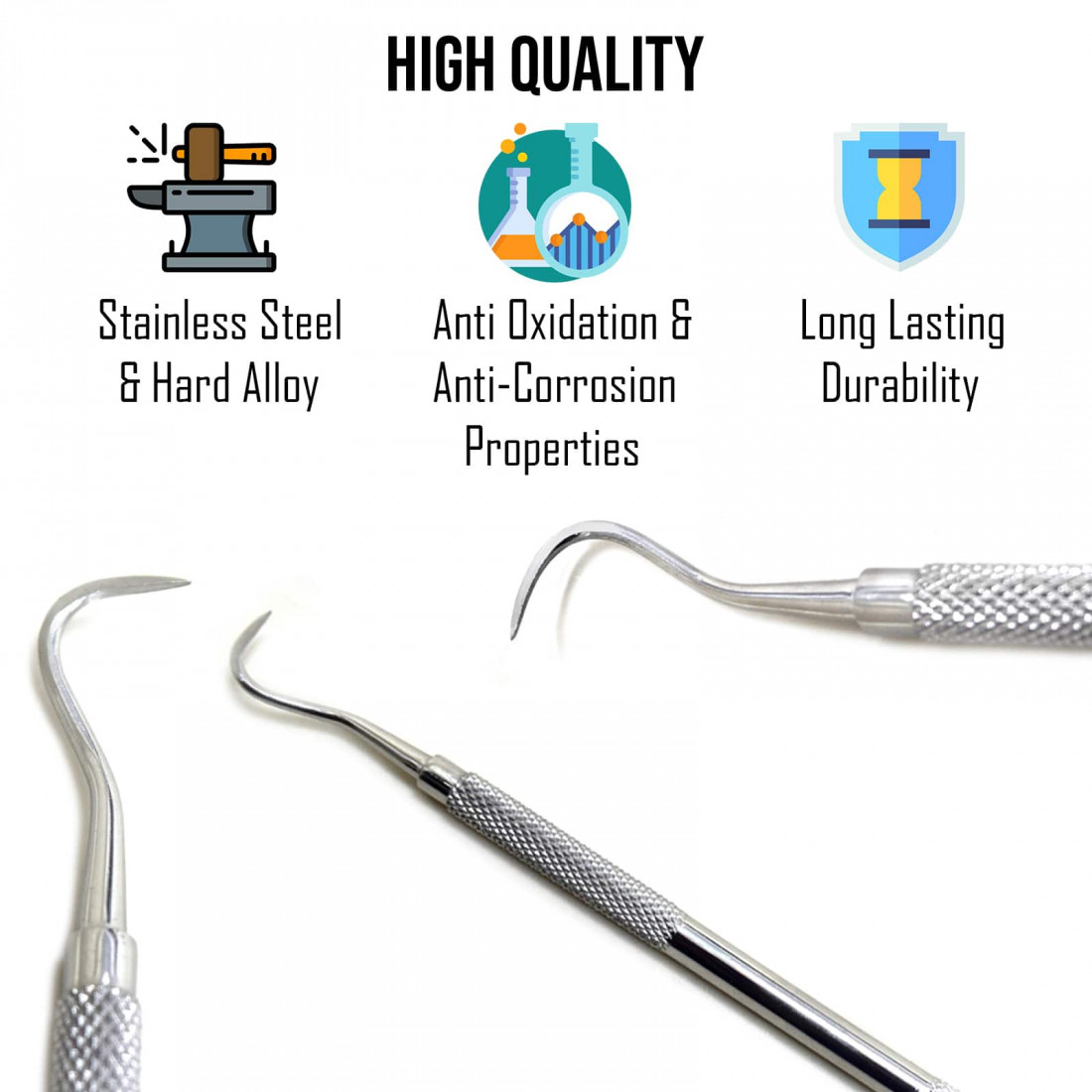 Periodontal Scalers Sickle Anterior Towner Scaler Dental Diagnostic ...