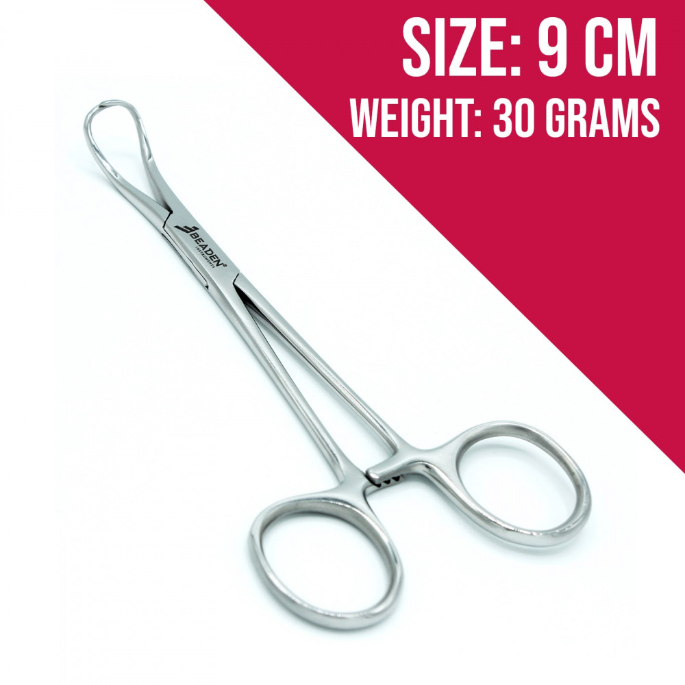 Veterinary Backhaus Towel Clamp forceps 9cm Premium Instruments